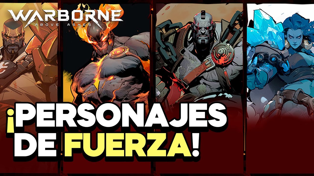 TODOS los personajes de FUERZA en Warborne Above Ashes | Habilidades ...