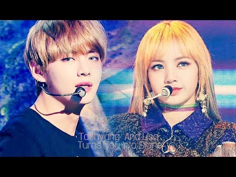BTS V and Blackpink Lisa - YouTube