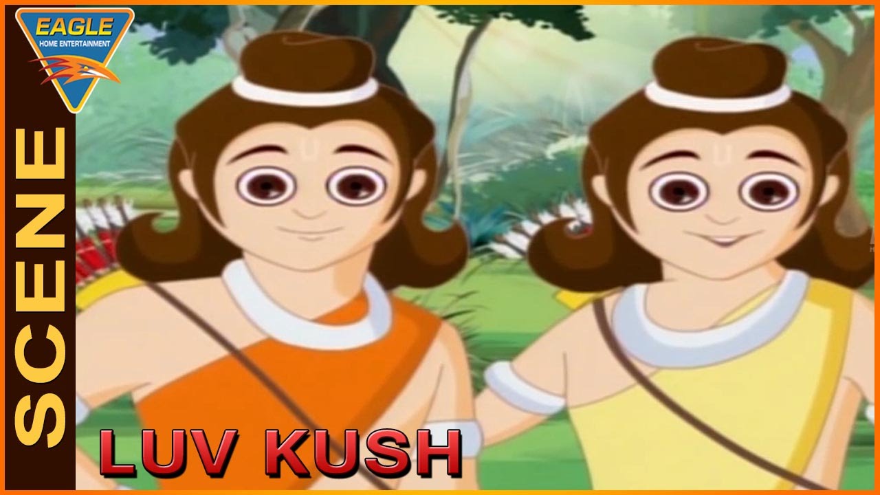 Luv Kush Movie, Scene 28, Animation Movies Eagle - YouTube