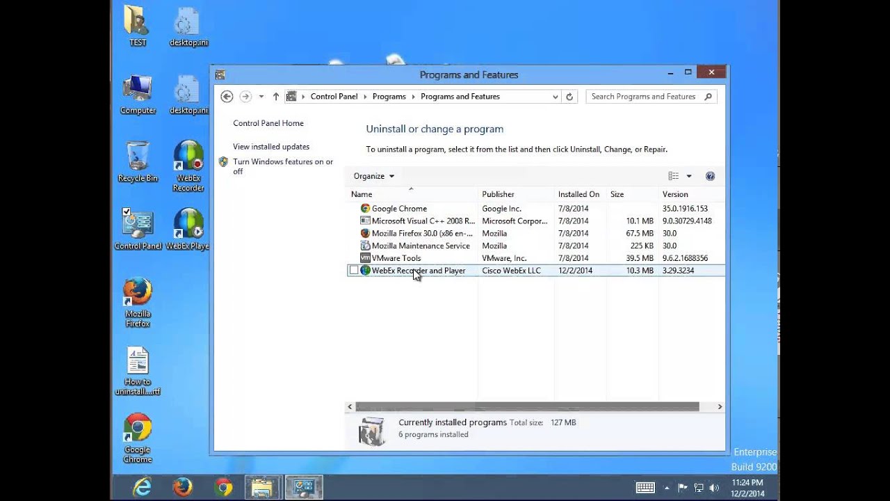 Uninstall WebEx Recorder and Player 3.29.3234 - YouTube