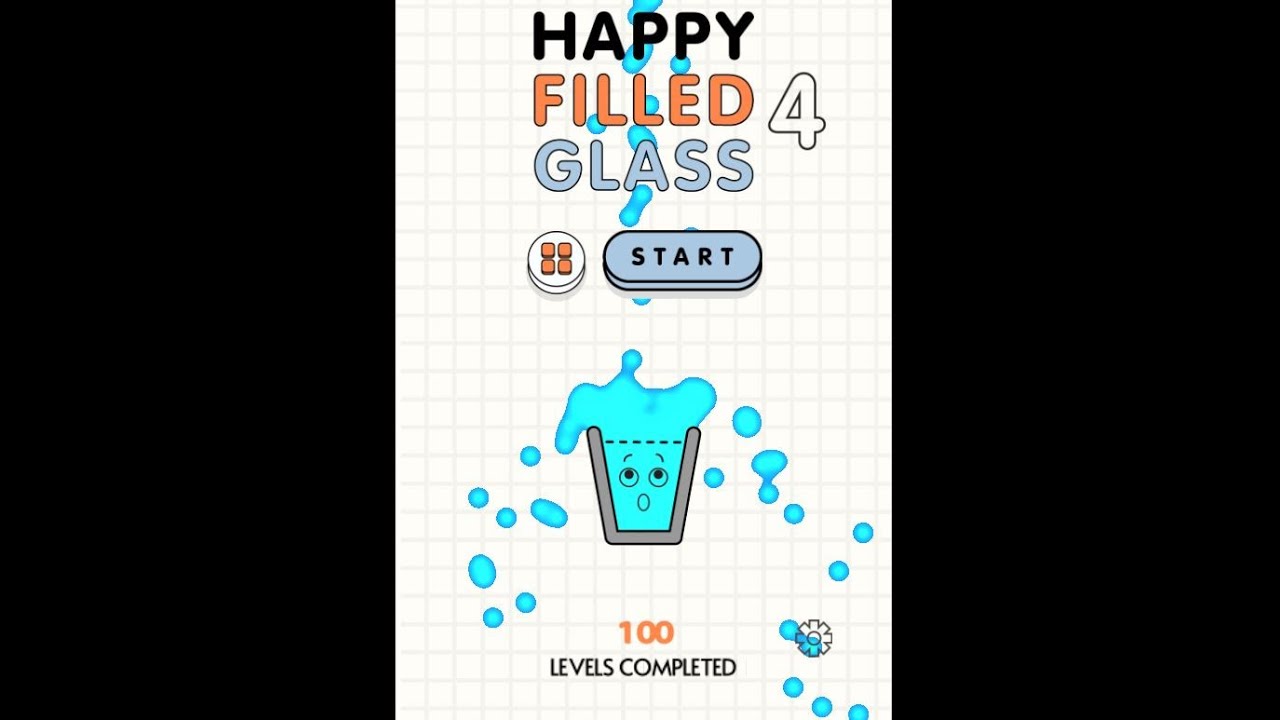 Happy Filled Glass 4 |Levels 1 to 40|Walkthrough| Gameplay - YouTube