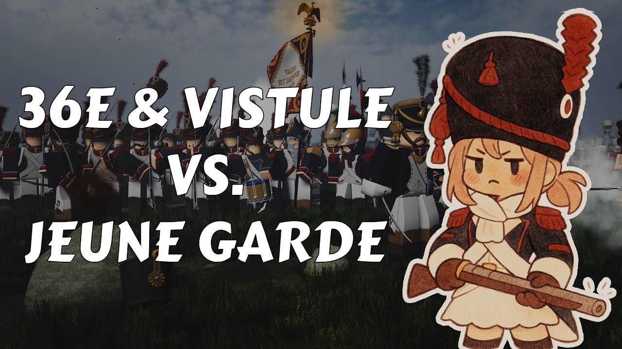 Roblox Napoleonic Wars Asia ∣ Empire Français ∣ 36e & Vistule vs. Jeune ...