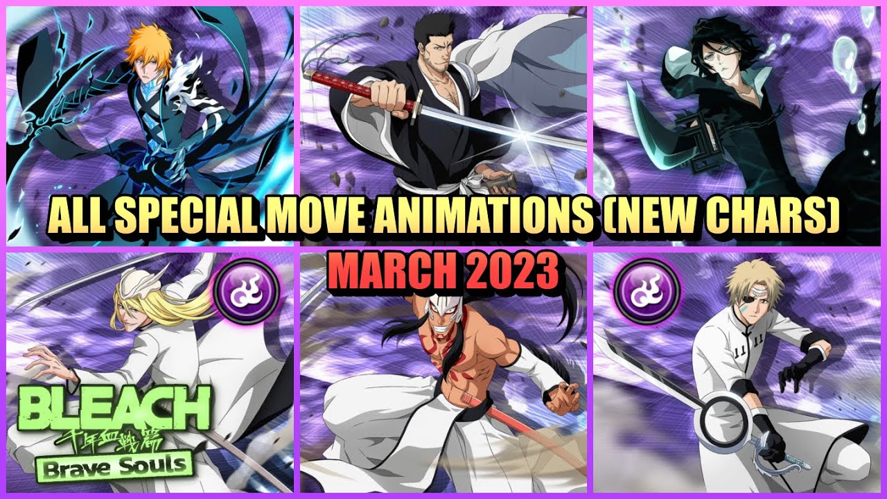 ALL SPECIAL MOVE ANIMATIONS - MARCH 2023 CHARS (INCLUDE SUBTITLES ...