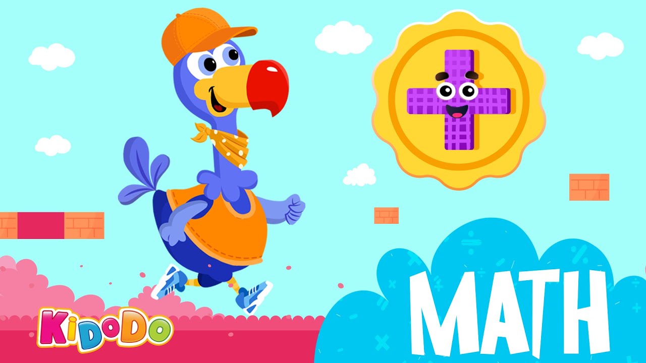 Fun Math Learning Song for Kids | KIDODO Math Adventures ️ - YouTube