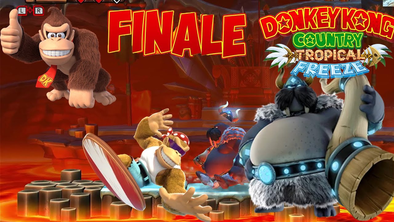 ADE: Donkey Kong Country Tropical Freeze !! Donkey Kong Island FINALE ...