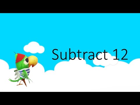 Math quiz #30 Subtract 12 from random numbers - YouTube
