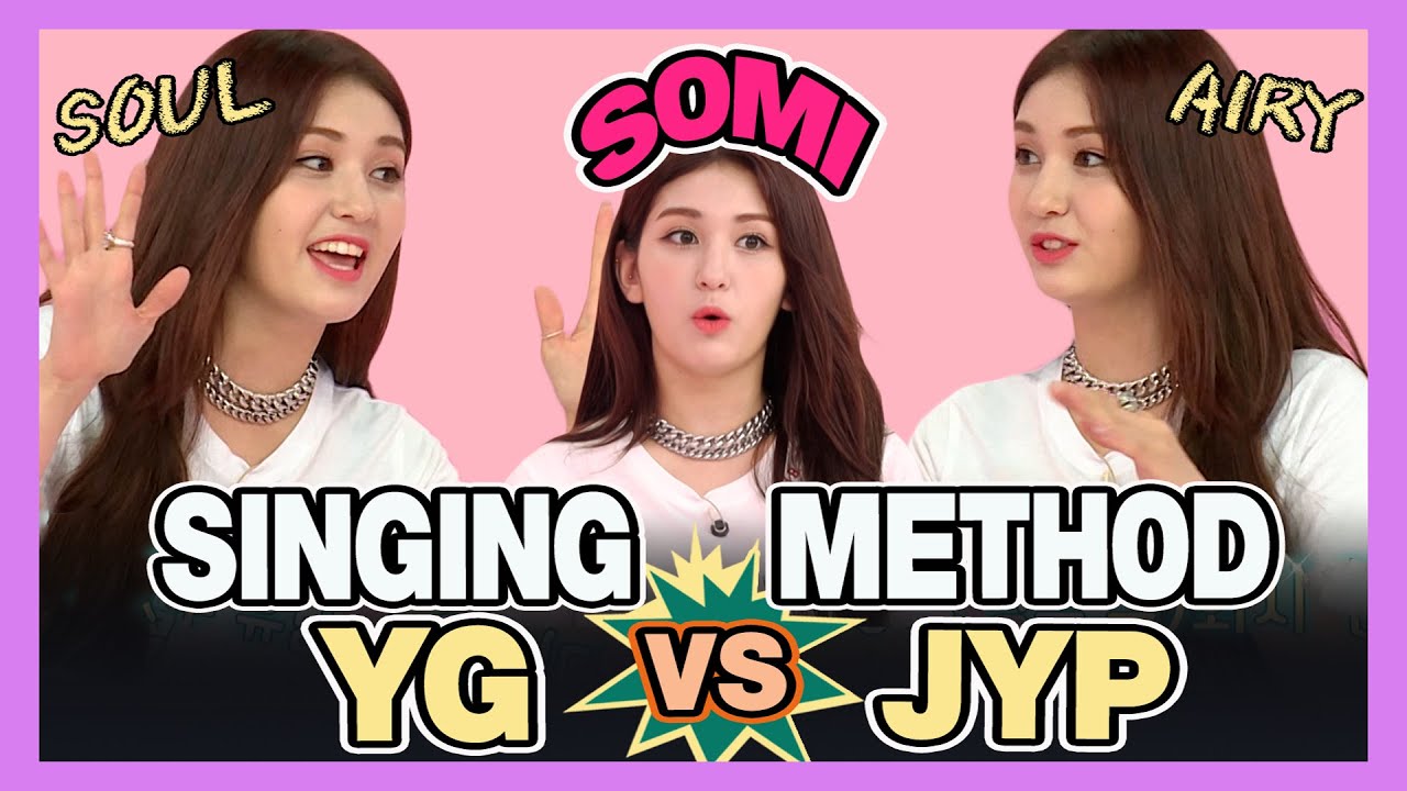 Pro debut star Jeon Somi talks about the difference between YG and JYP singing methods - YouTube
