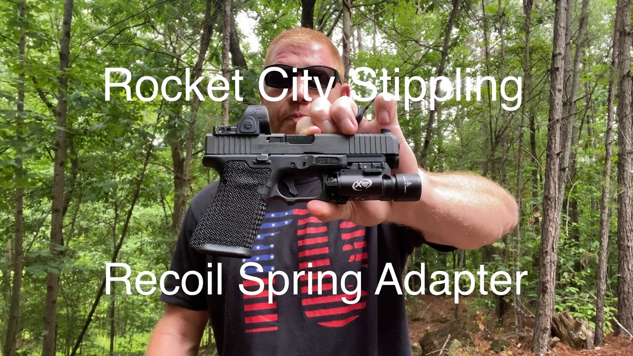 Rocket City Stippling Recoil Spring Adapter for Gen 5 Glocks- Install ...