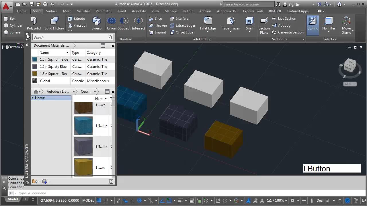 AutoCAD Tips Fast Copy Material - YouTube