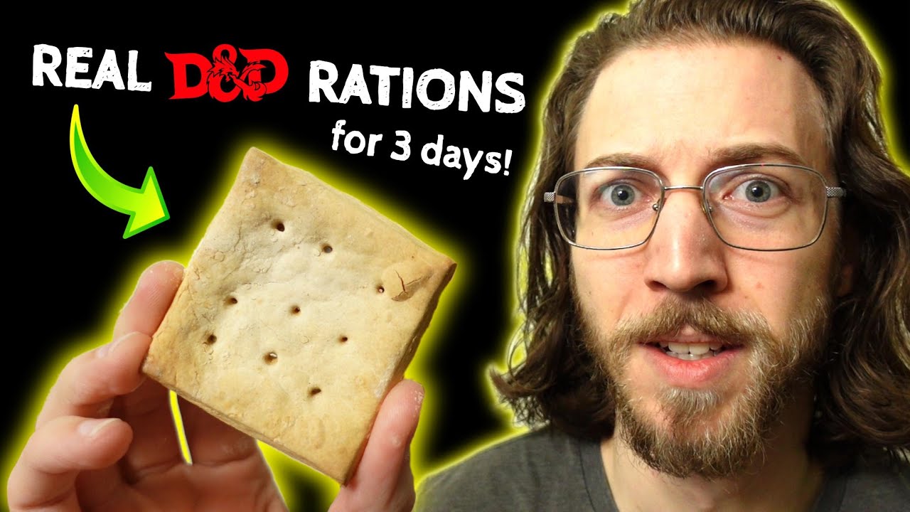 Surviving on REAL D&D Rations for 3 Days - YouTube
