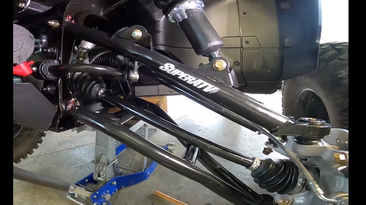 Can Am Defender Limited 2" Forward Offset A-Arms Install For 32" Tires ...