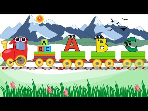 abcd song with train | learn abcd song ,| abcd poem - YouTube