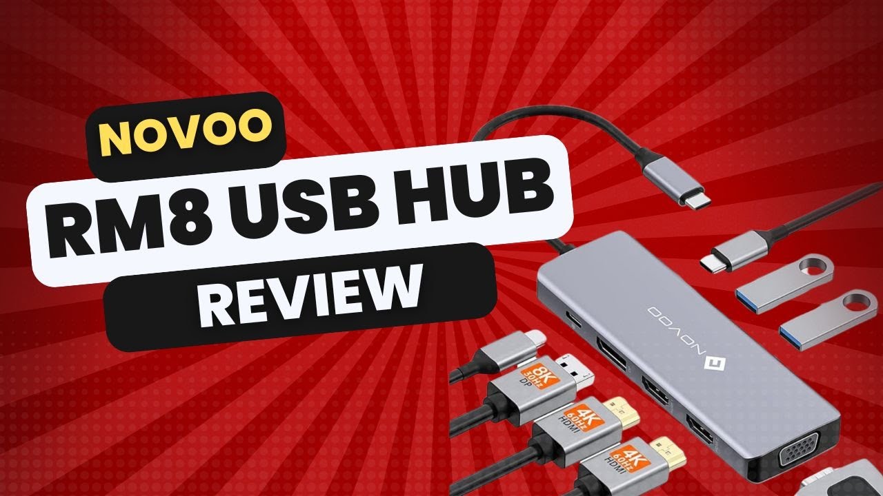 NOVOO RM8 Review: Upgrade Your Connections with This 8-in-1 Docking ...