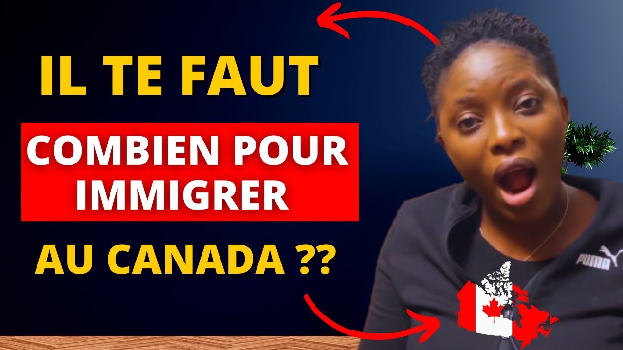 Quel est le montant pour immigrer au Canada/ FRAIS DE VISA CANADA - YouTube