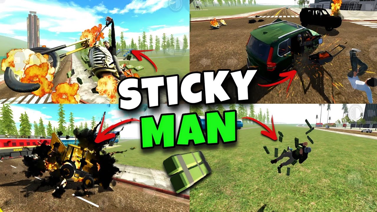 POWER OF STICKY BOMB 💣|| ONE STICKY BOMB FINISHED FULL GAME 🎯|| INDIAN ...