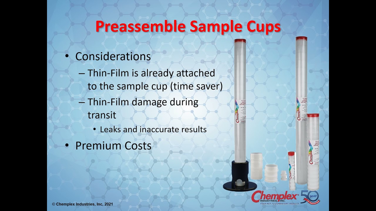 XRF Sample Cups Preparation® | Chemplex Industries, Inc. - YouTube