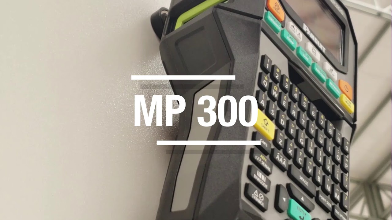 Panduit MP300 Printer Overview - YouTube