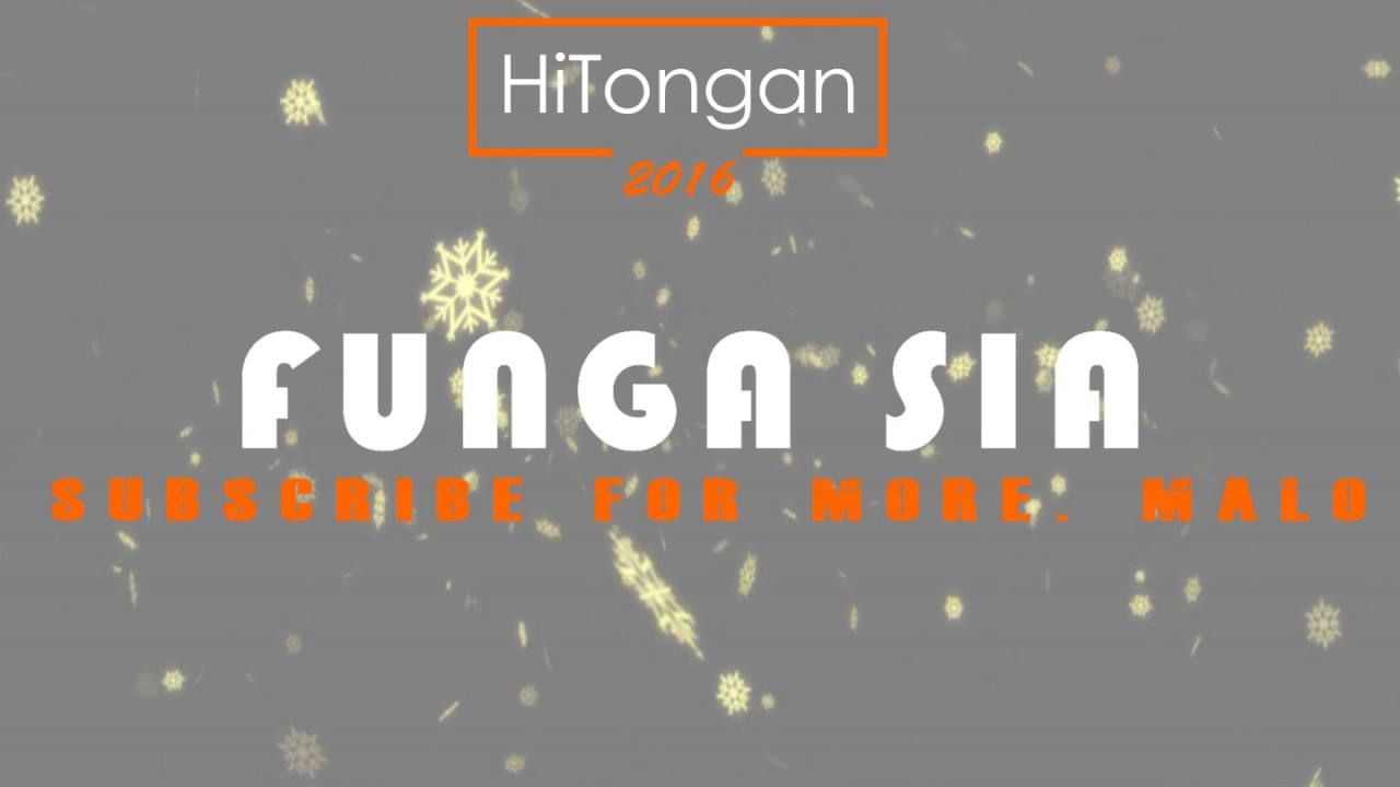 Tongan love song:Funga sia - YouTube