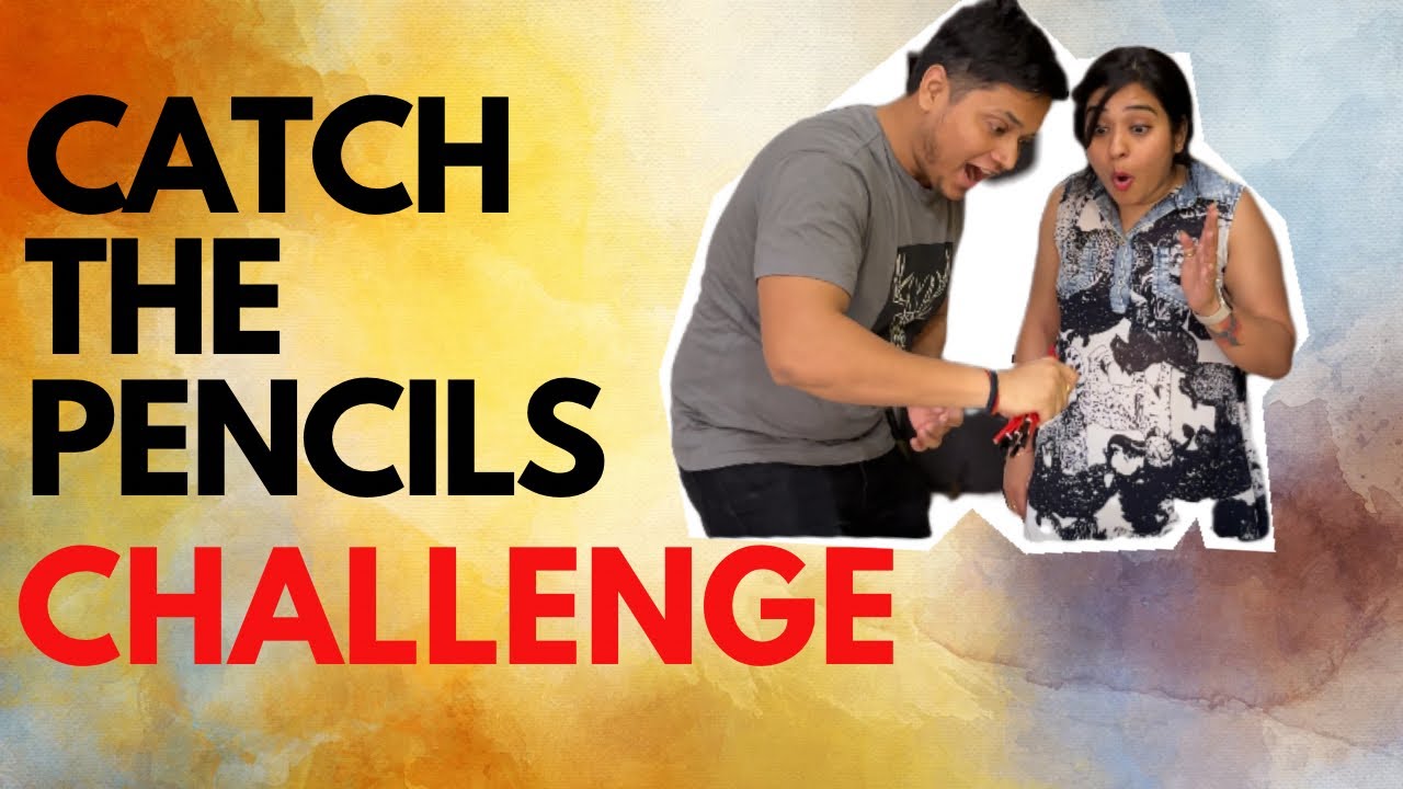 CATCH THE PENCILS CHALLENGE || Games At Home || Challenge For Everyone ...
