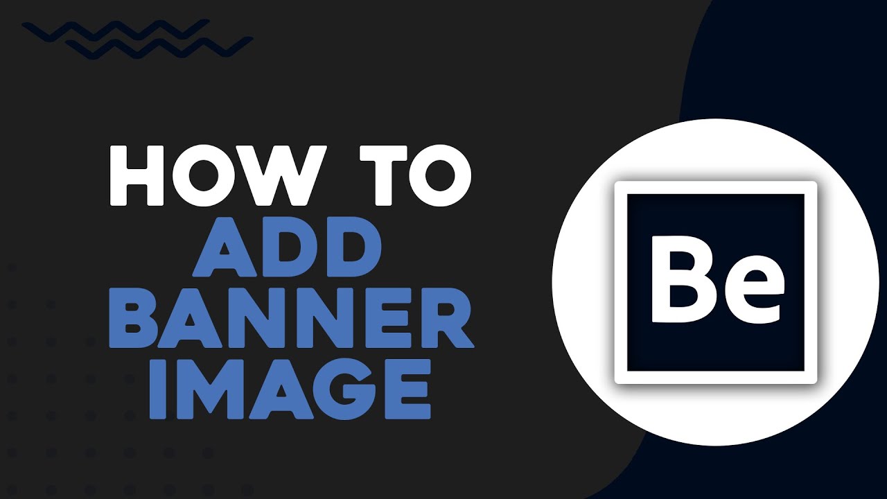 How To Add Banner Image On Behance (Quick Tutorial) - YouTube