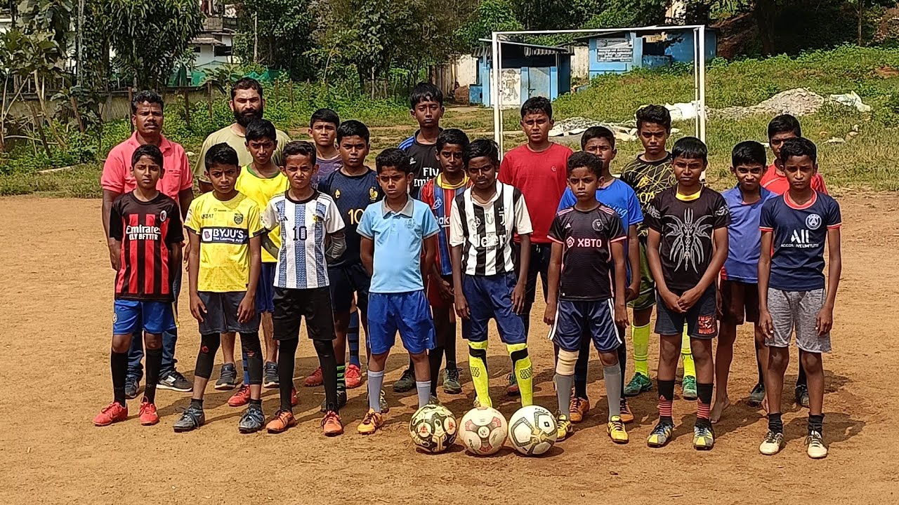 Village childrens attending football training camp| Mayfield |India ...