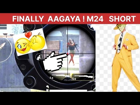 FINALLY AAGAYA👍 ! M24 VS AWM😱 SHORT 😲|BHMI| ️ pubg video online gameplay MOMENT by MR RUSTAM ...
