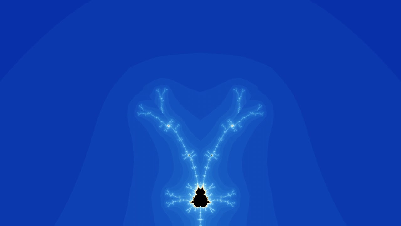 closeup of nova fractal from powers of -1 to -2 - YouTube