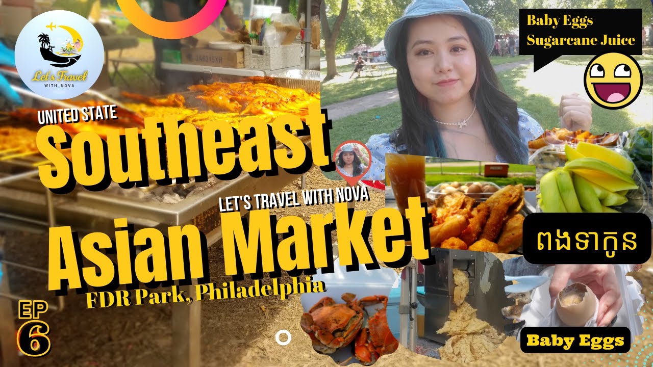 Southeast Asian Market at FDR park in Philadelphia, United States | Let ...