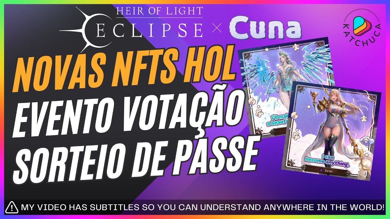 Nova Coleção de NFT do HOL ECLIPSE e Sorteio do Fagin Membership - YouTube