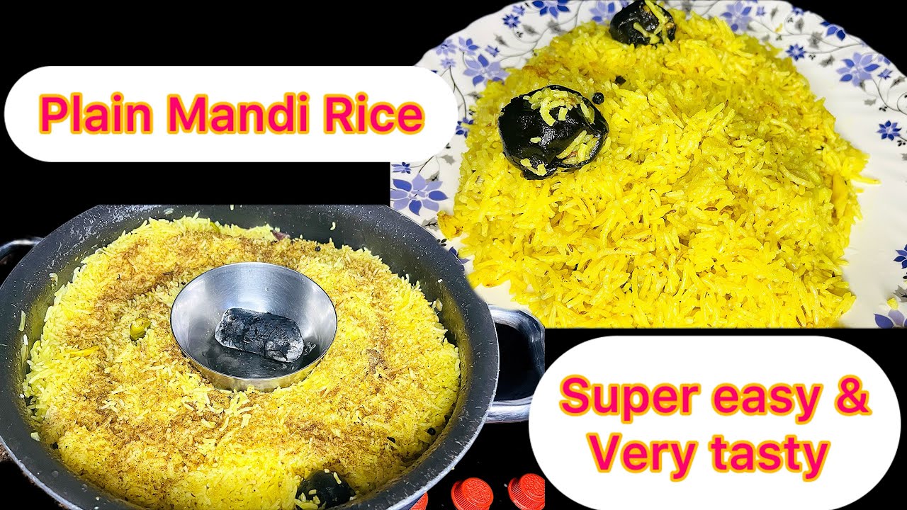 Plain Mandi Rice without chicken or mutton |Mandi rice | Arabian rice ...