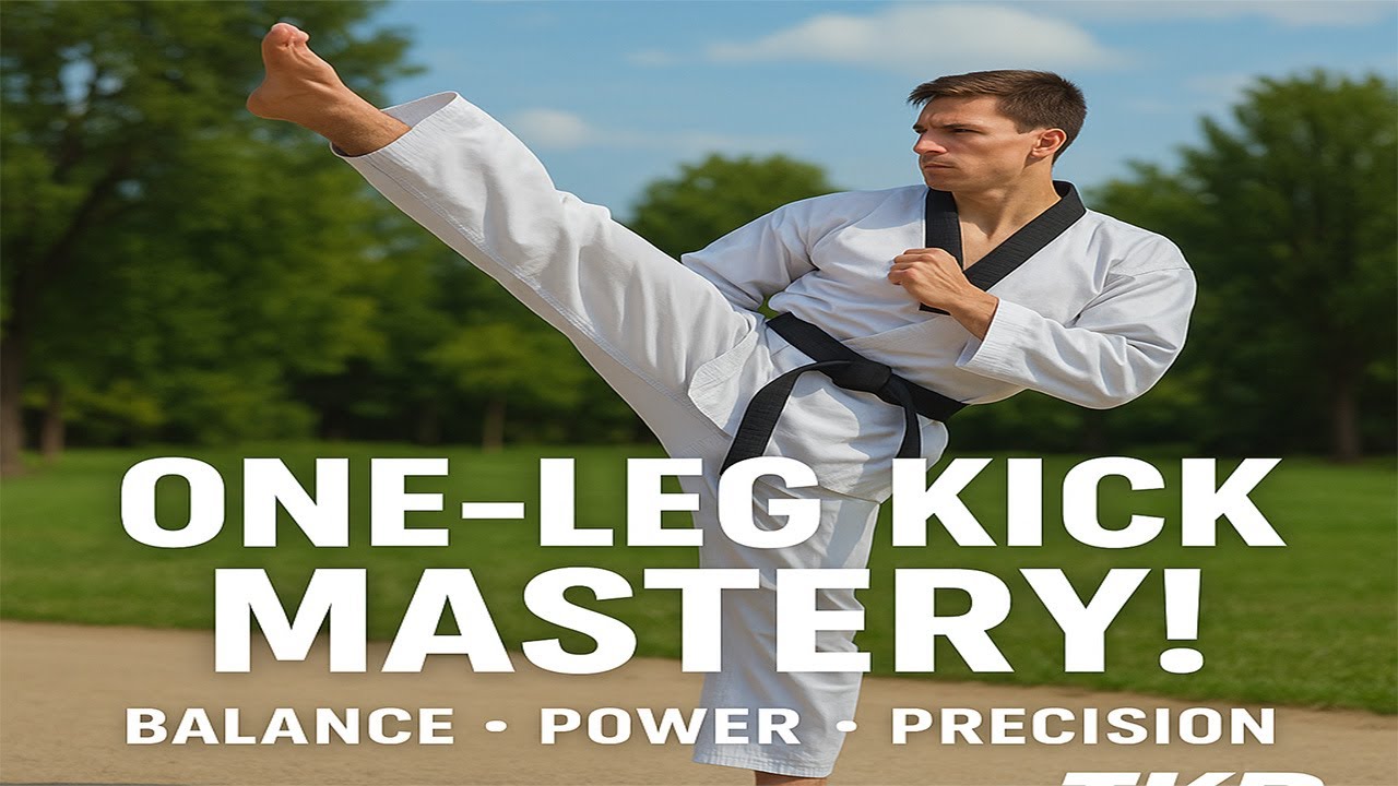Taekwondo Practice One Leg Kicking Balance 🥋🦵 | Improve Control ...