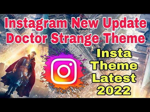instagram new update doctor strange theme | how to set instagram message chat doctor strange theme