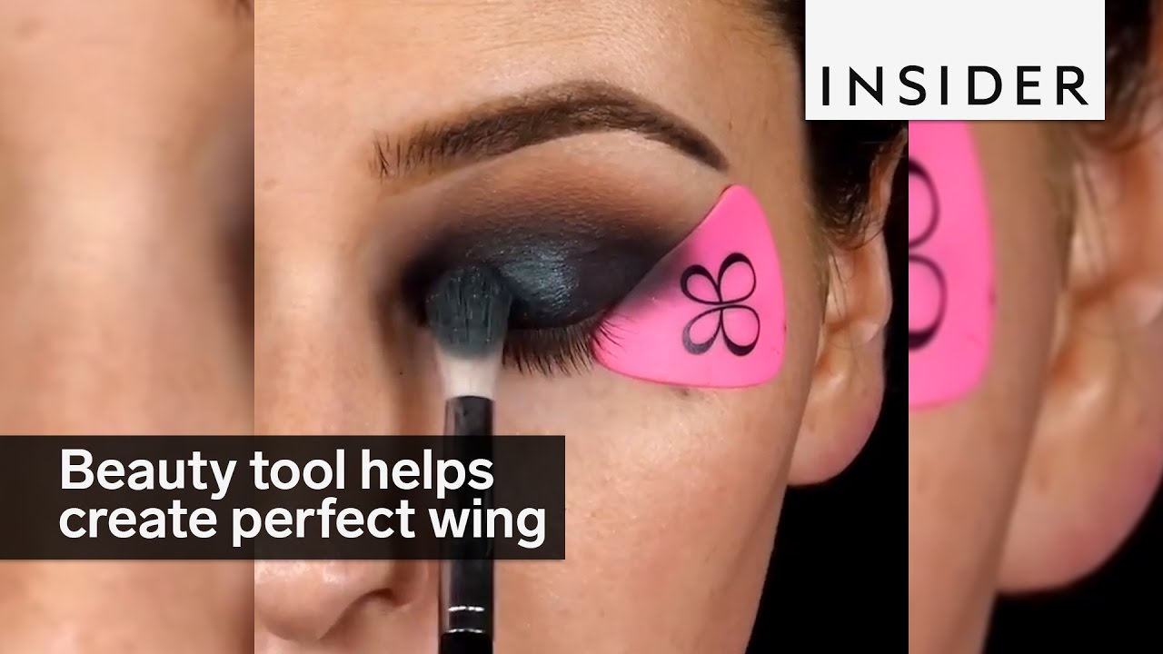 Beauty tool helps create the perfect wing - YouTube