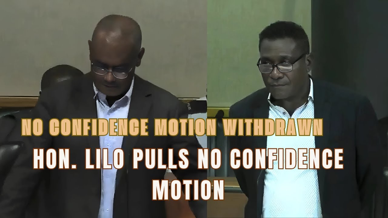 No Confidence Motion Withdrawn: Hon. Gordon Darcy Lilo’s Bold Move ...