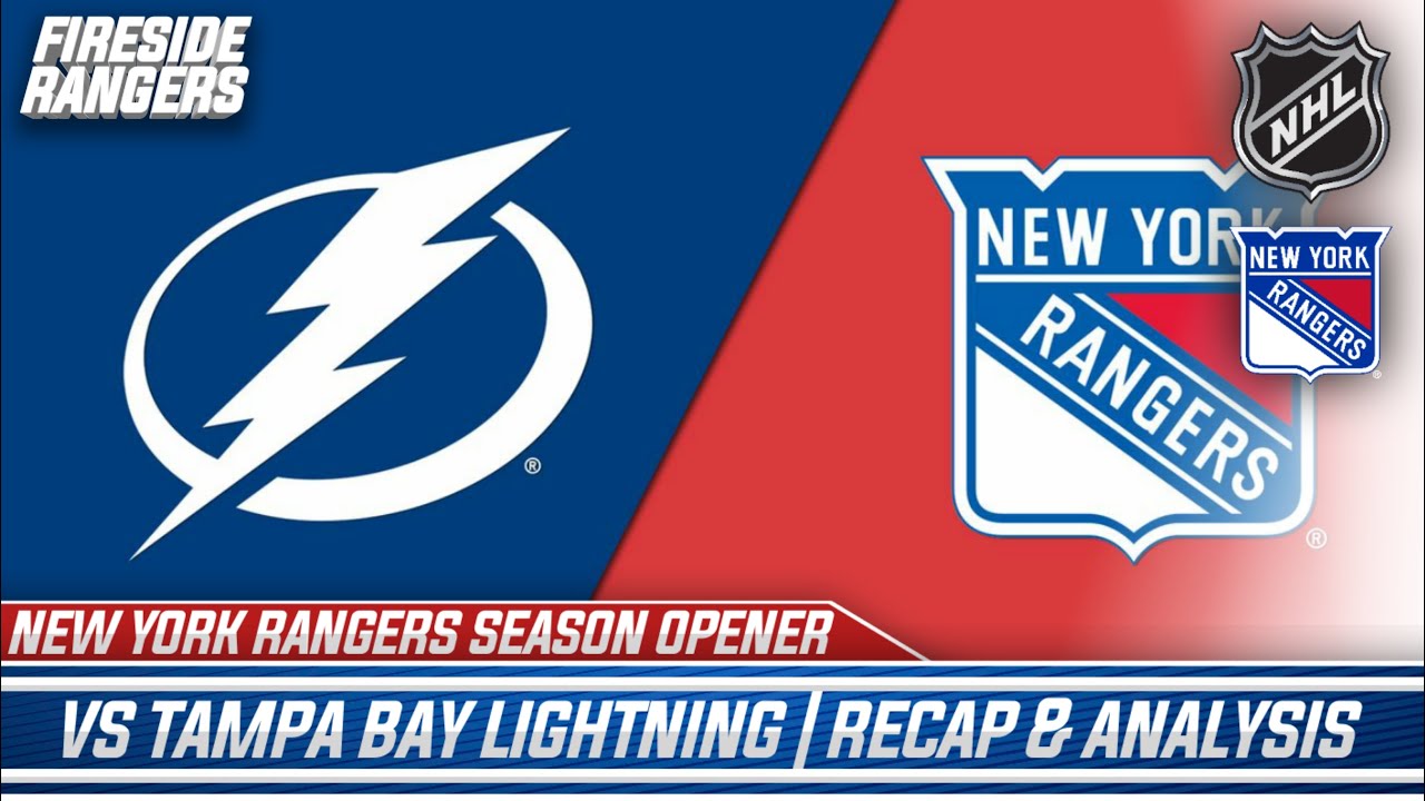 New York Rangers Season Opener vs Tampa Bay Lightning | Recap ...