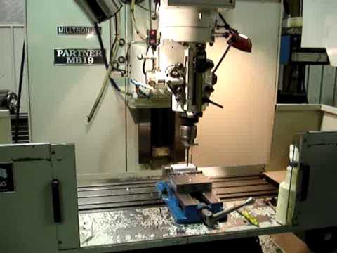Milltronics Model MB19-A 3-Axis CNC Bed Mill (1998) - YouTube