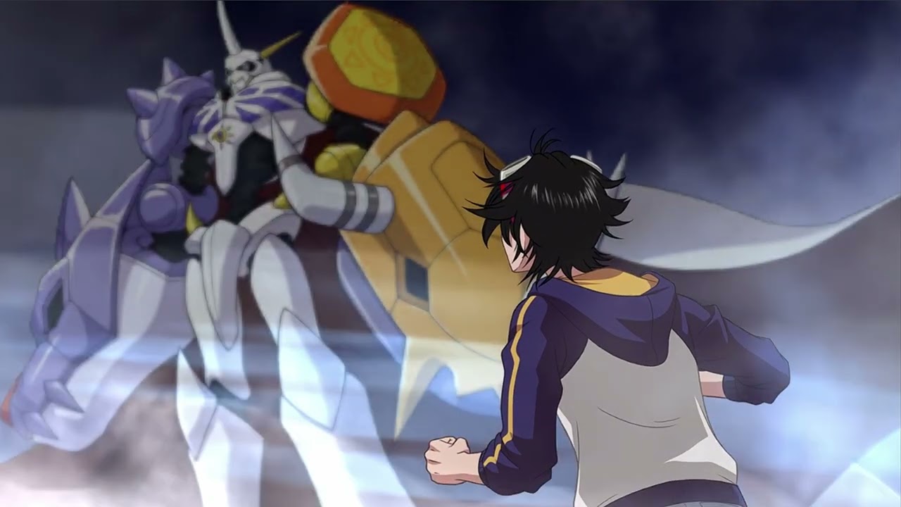 DigiFuse Omegamon for save Miu from Kenzoku.: Digimon Survive Evolution ...