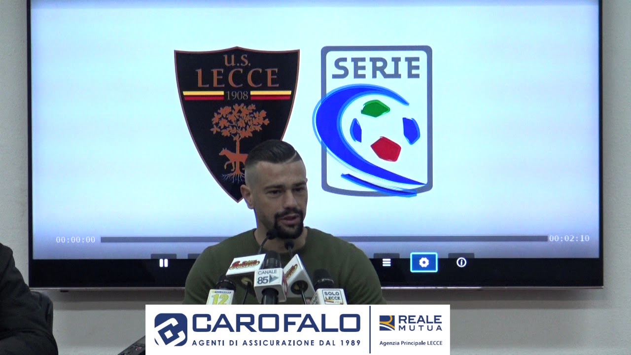 U.S. Lecce: Conferenza di Franco Lepore 16-02-2018 - YouTube