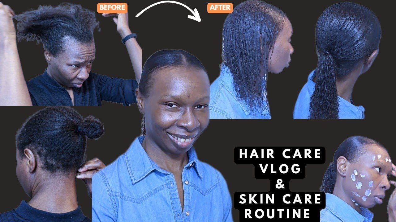 HAIR CARE VLOG | HOW TO RELAX HAIR AT HOME | DIY HAIR RELAXER AT HOME ...