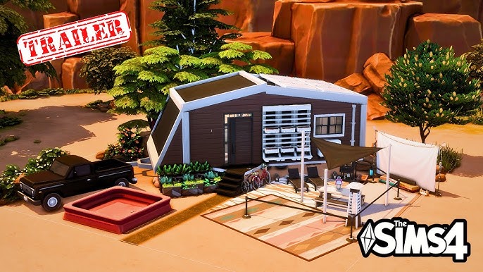 Sims 4 Trailer STRANGERVILLE TRAILER PARK | The Sims 4 Speed Build