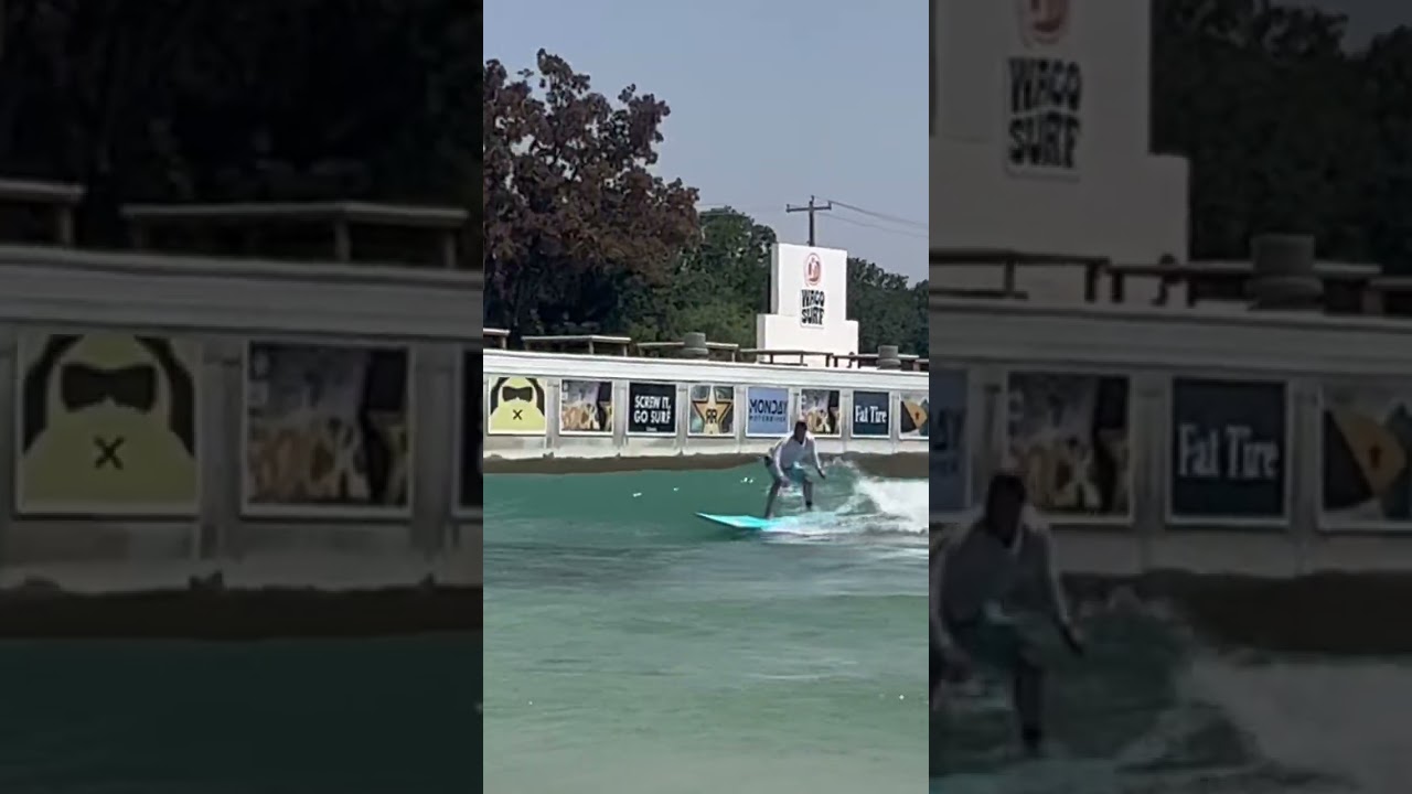 Waco Surf Beginner Wave... first time - YouTube