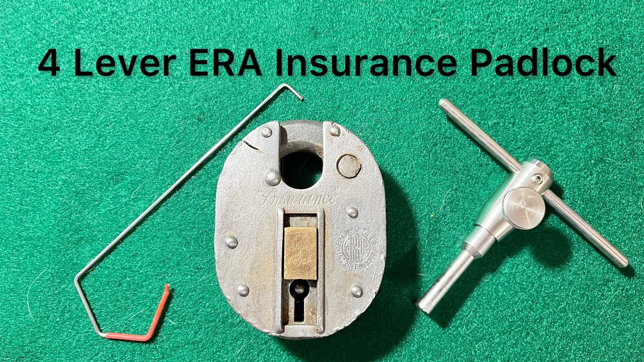 #395 ERA 4 Lever Padlock - YouTube