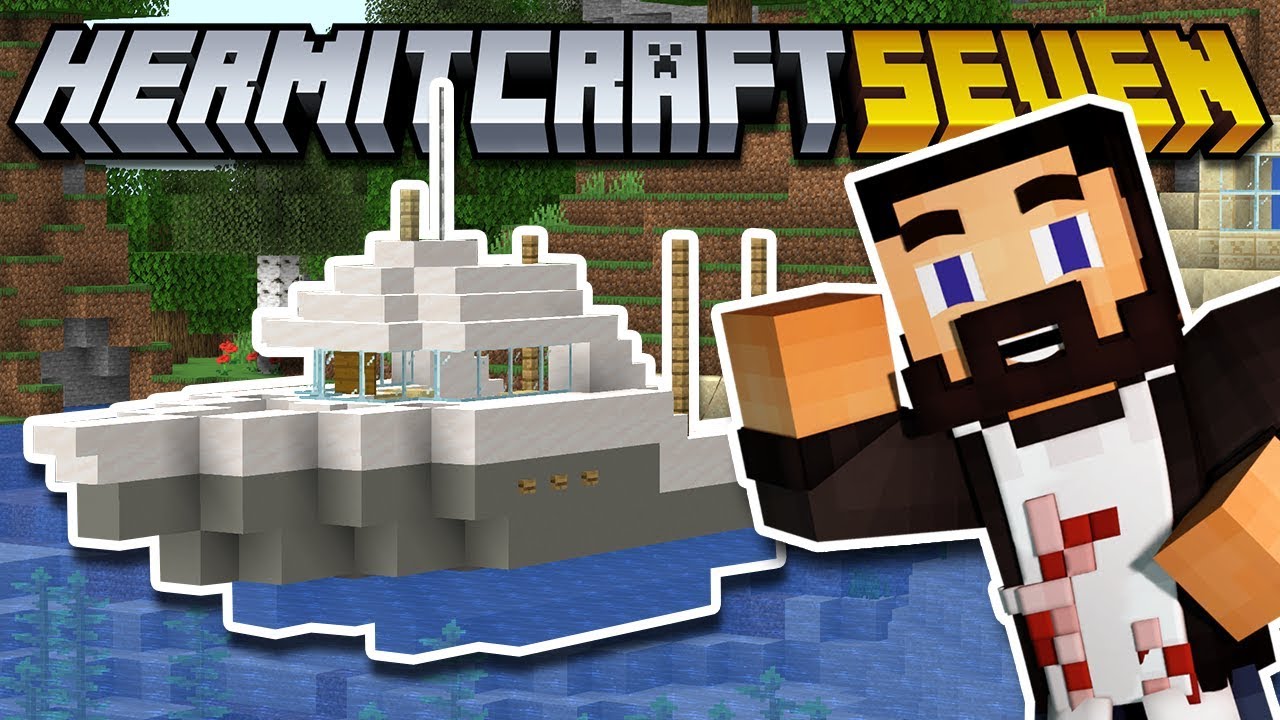 HERMITCRAFT 7 - Market Stalls And Fishing Boat Build! - EP19 - YouTube