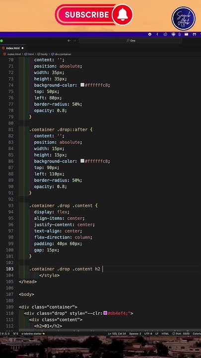 Glassmorphic Bubble Css Animation Html Css Codingshorts Htmlcss Youtube