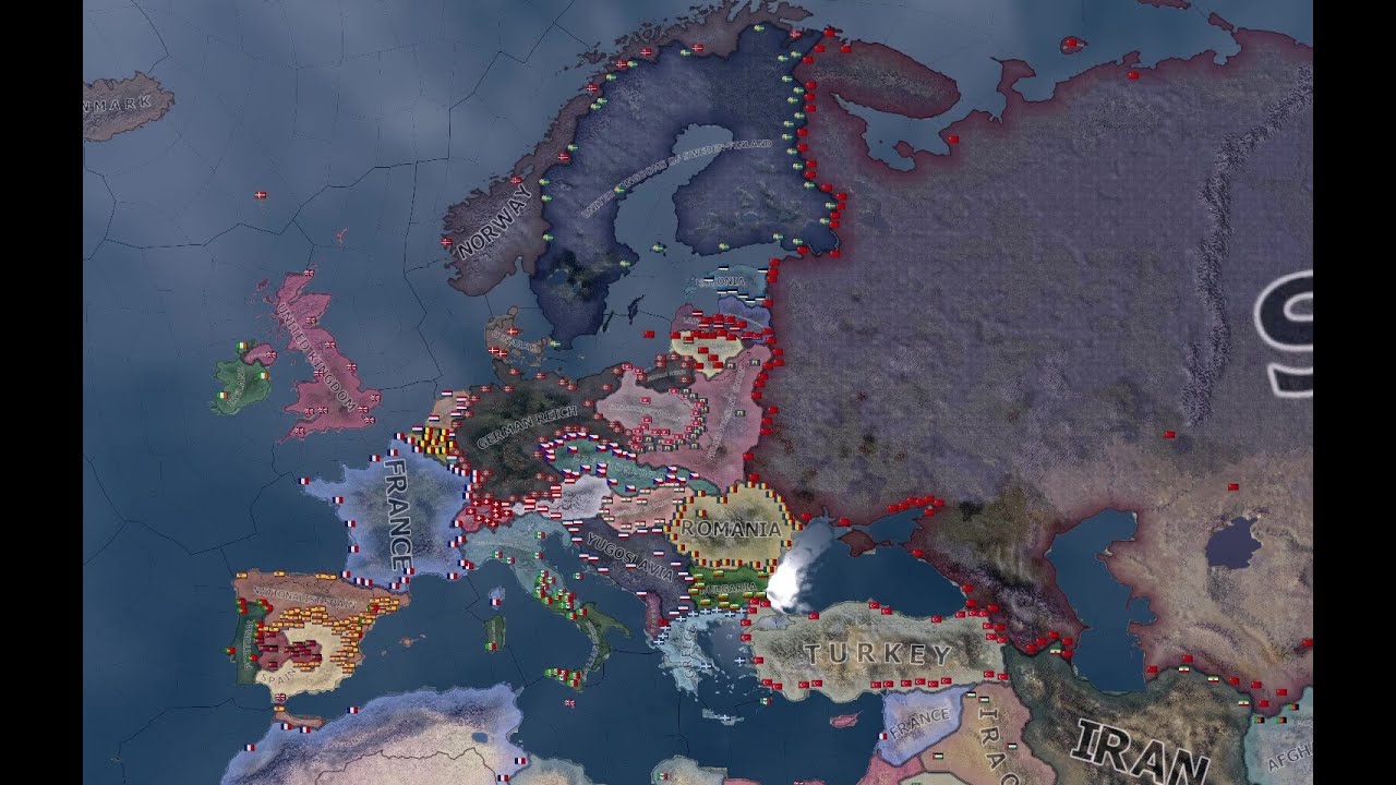 United kingdoms of Sweden- Finland - Hoi4 Timelapse - YouTube