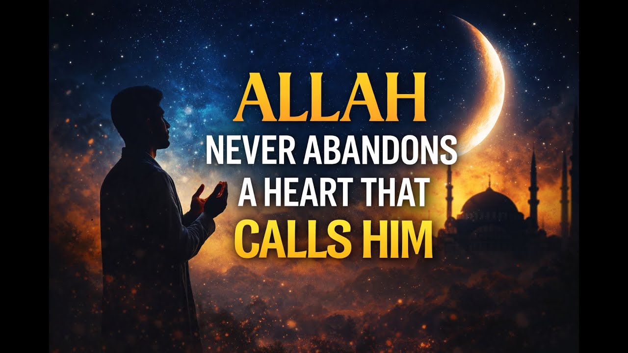 Allah Never Abandons a Heart That Calls Him | Deep Islamic Reminder ...