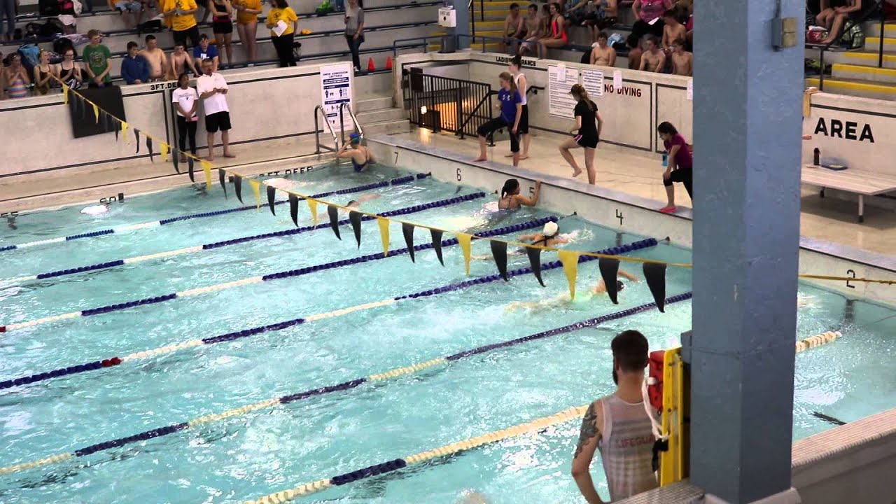 Lisgar Girls swimming freestyle Jenna Jimmy Thompson Memorial pool ...
