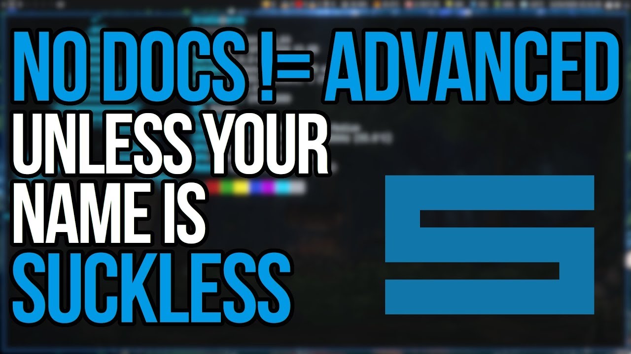 Suckless Isn't For Advanced Users It's Just Hard To Use - YouTube
