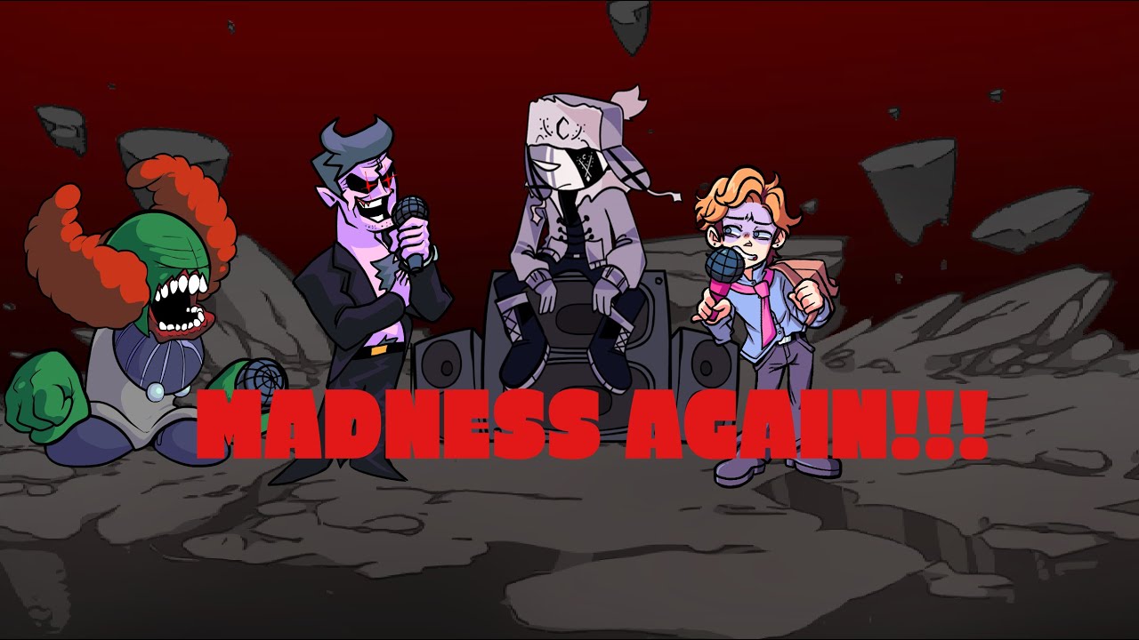 Friday Night Funkin - Senpai Vs Daddy dearest (Madness!!!) - YouTube