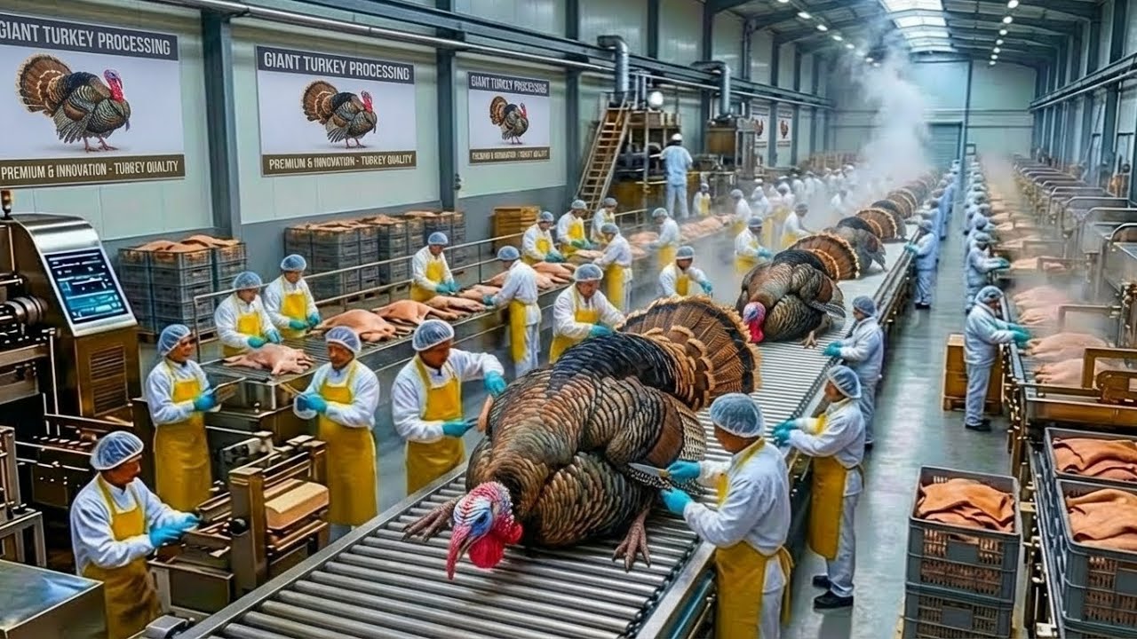 Inside a Turkey Processing Factory: From Farm-Raised Birds to Holiday ...
